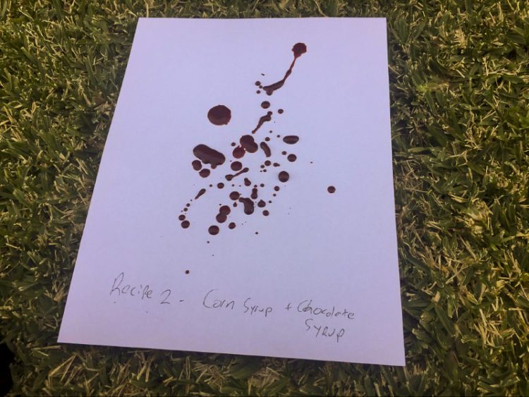 4 Easy Fake Blood Recipes For Film & Halloween (Splatter Test Included ...