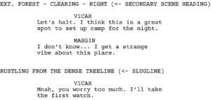 Slugline in Screenwriting: Scene Headings Explained - FilmDaft